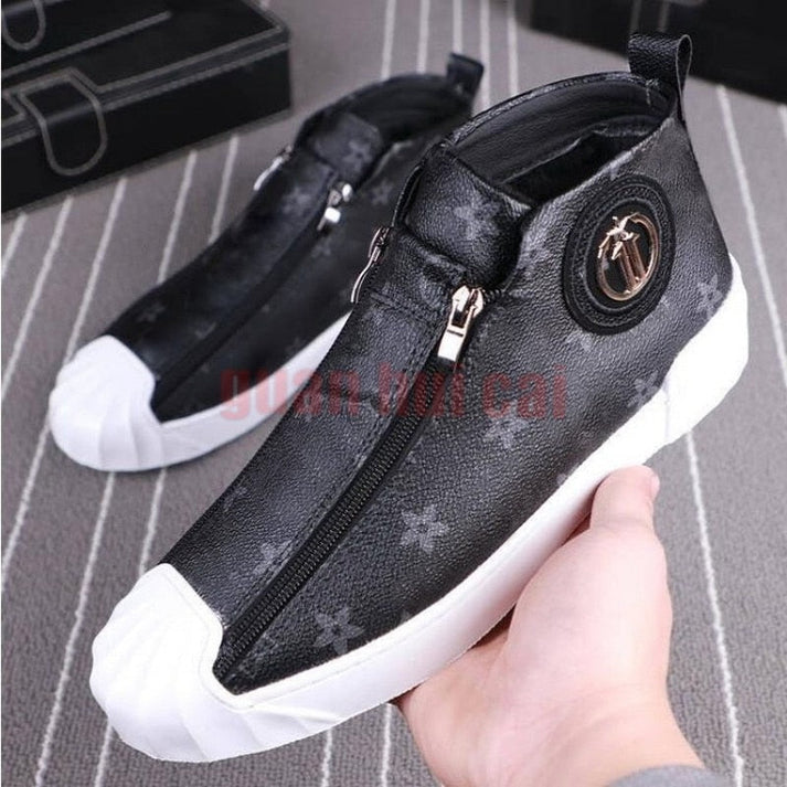 Thick and Low Rivets Luxury Designer Men's Designer Shoes – Hambort.com