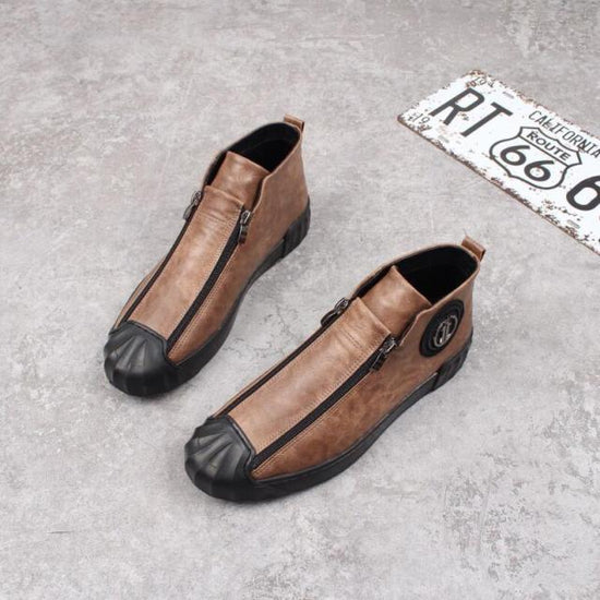 Thick and Low Rivets Luxury Designer Men's Designer Shoes – Hambort.com
