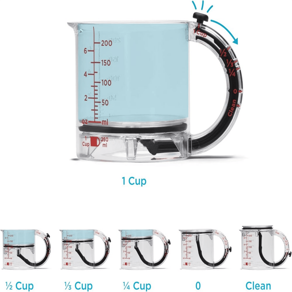 4-in-1 Adjustable Measuring Cup – Hambort.com